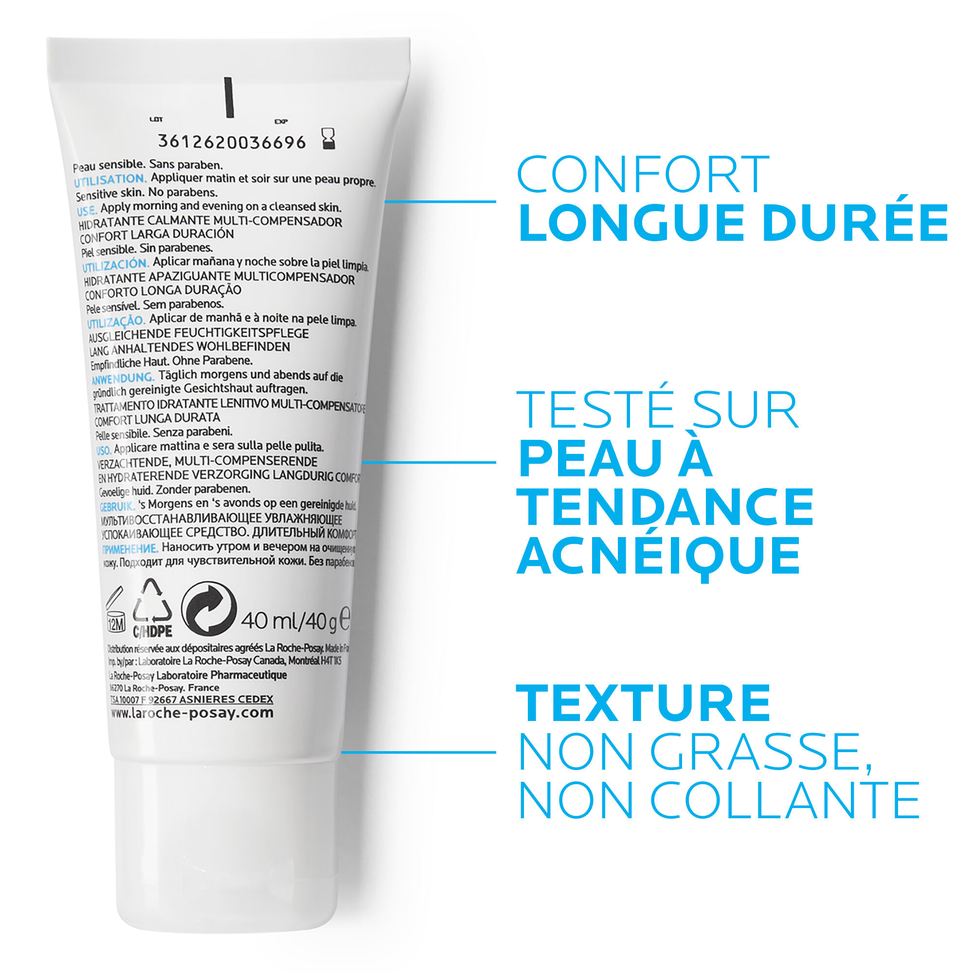 Effaclar H Moisturiser | La Roche-Posay