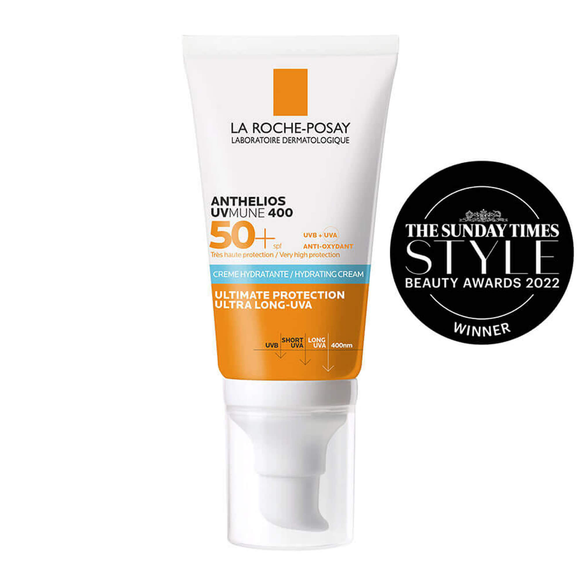 Anthelios UVMune 400 Hydrating Cream SPF50+ | La Roche Posay UK