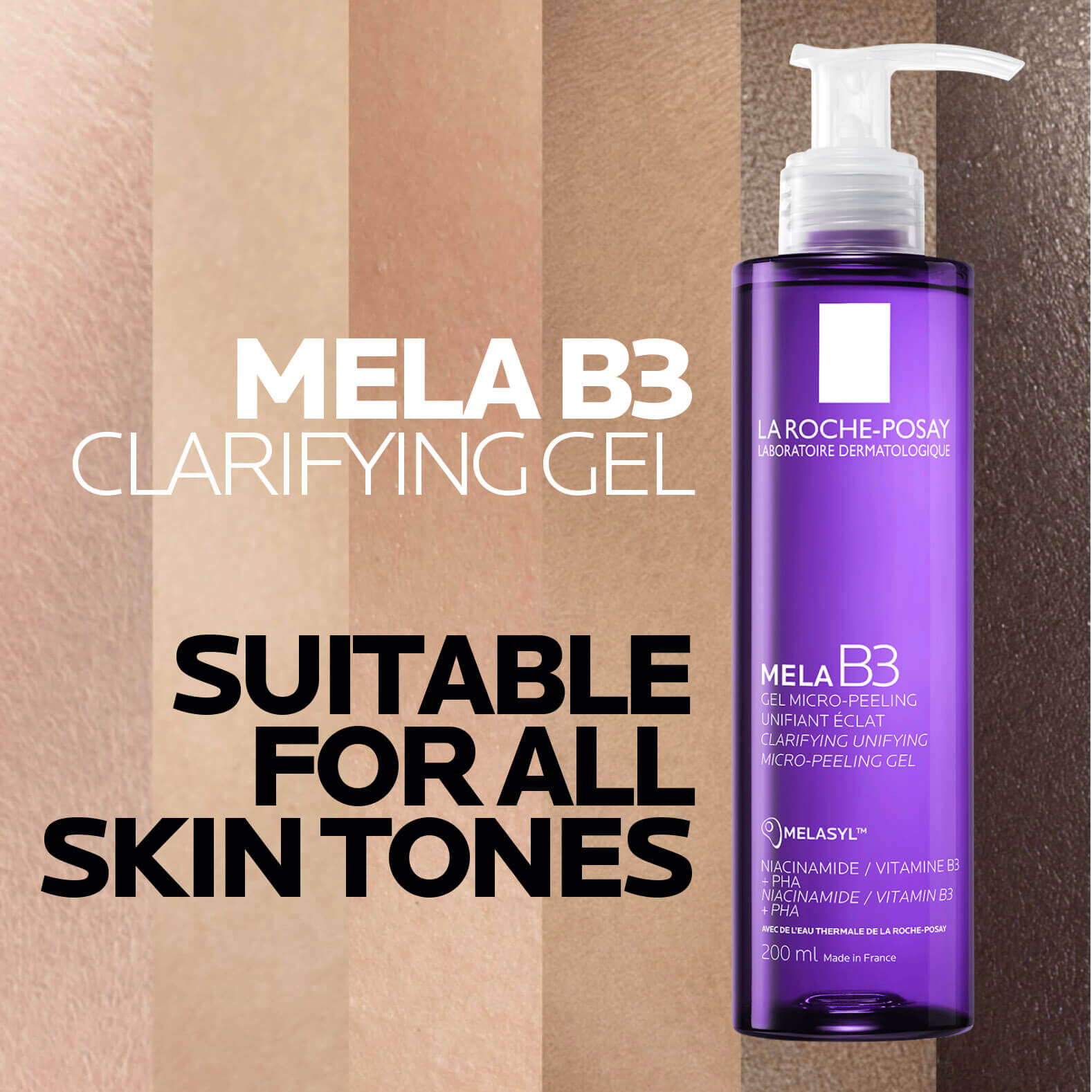 Mela B3 Micro-peeling Gel Cleanser | Dark Spots | La Roche Posay UK