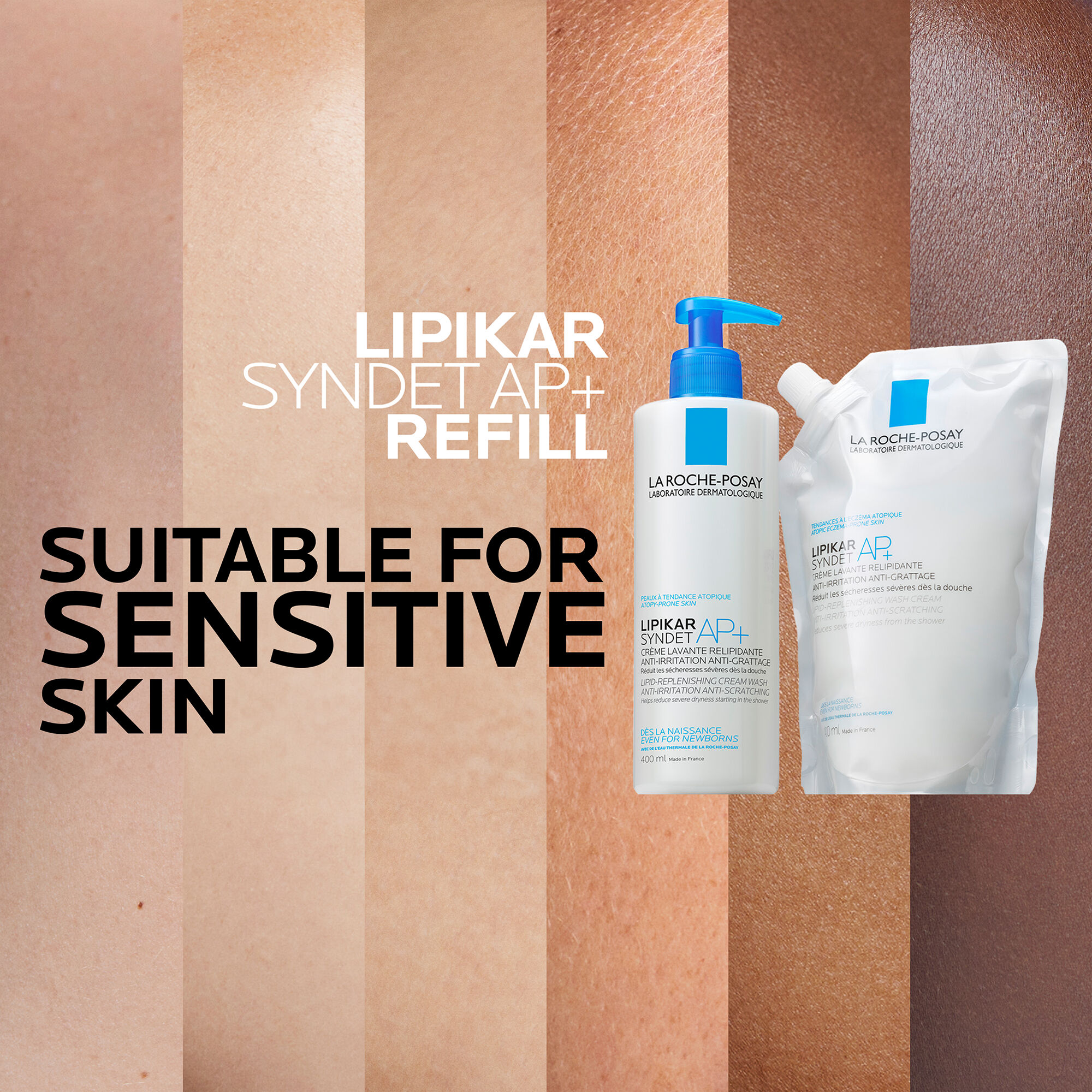 Lipikar Syndet AP+ Baby Cream Body Wash | La Roche-Posay UK
