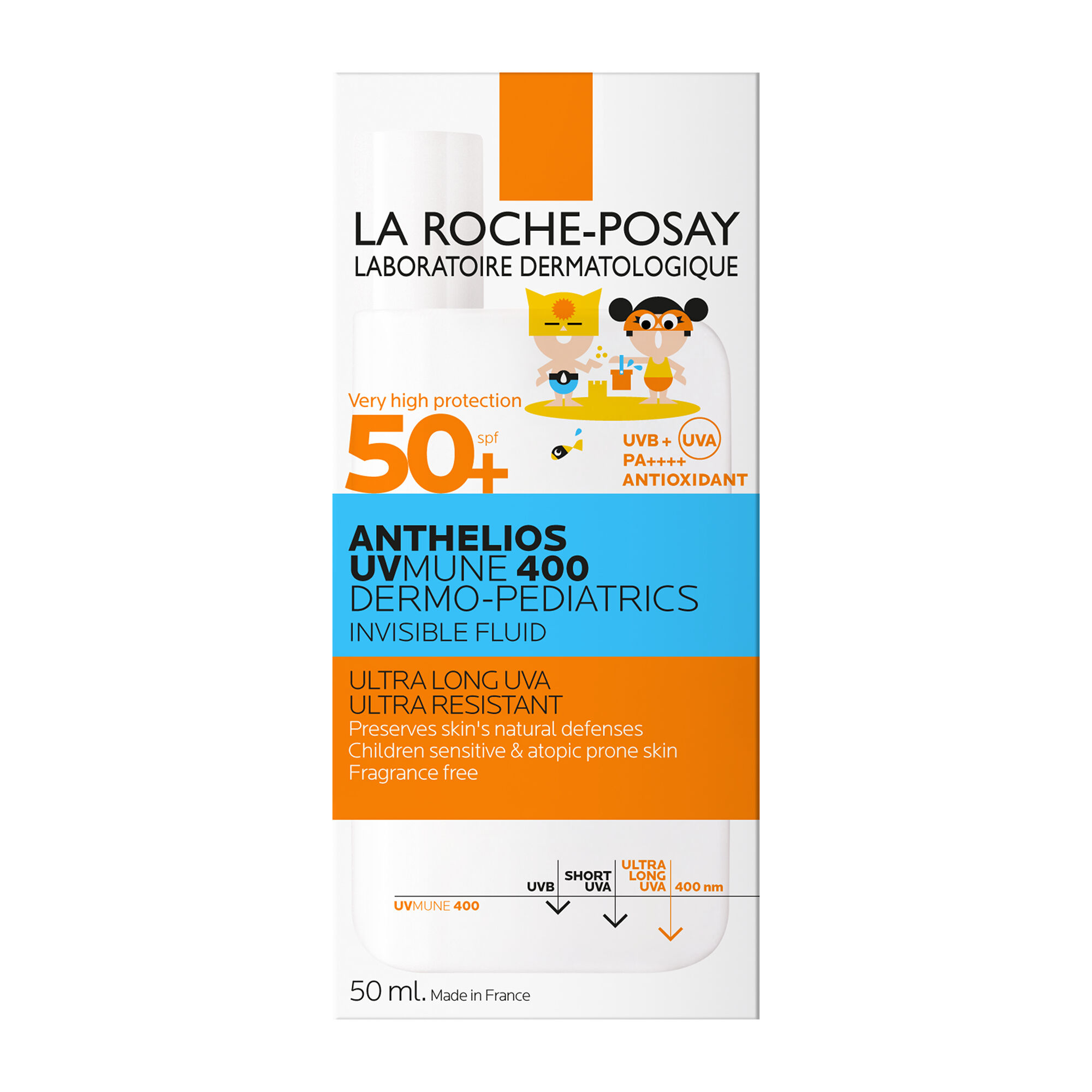 Anthelios UVMUNE 400 Ultra Light Invisible Sunscreen|La Roche Posay UK