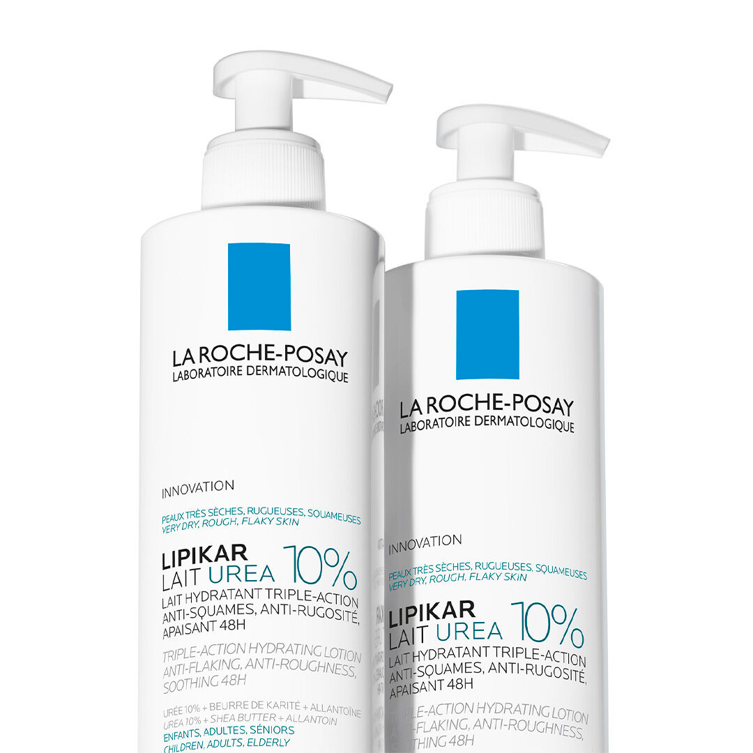 Lipikar Lait Urea 10% Triple-action Hydrating Lotion for Dry, Irritated Skin