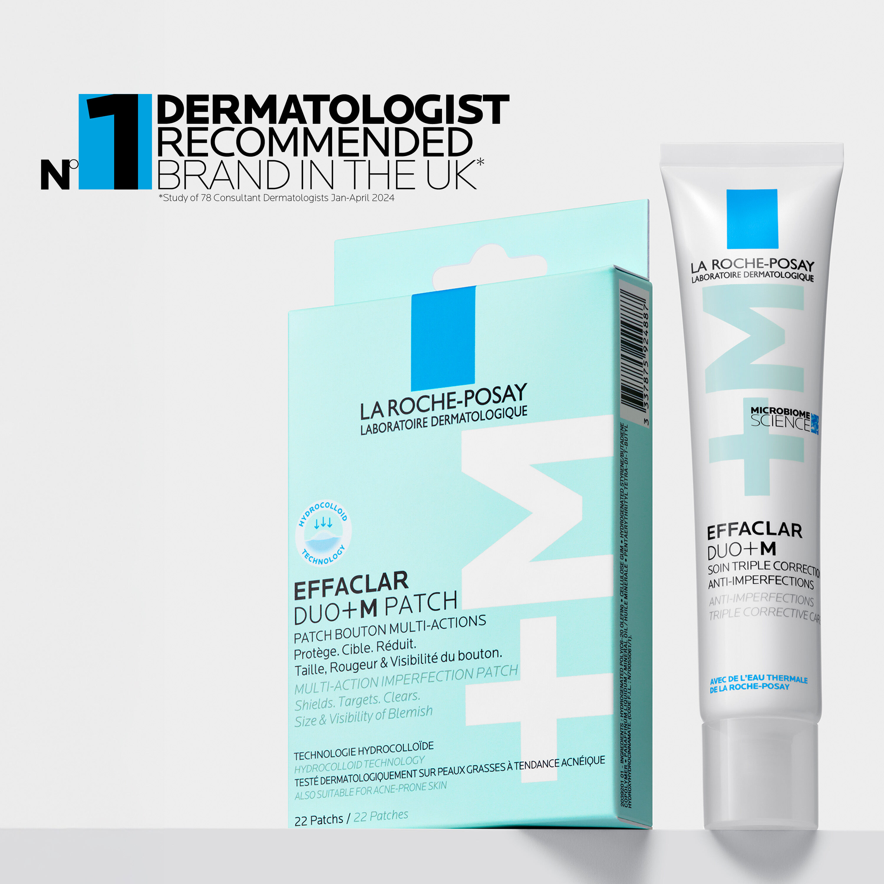 Effaclar Duo+M Anti-Blemish Routine: Correct + Patch | La Roche Posay UK
